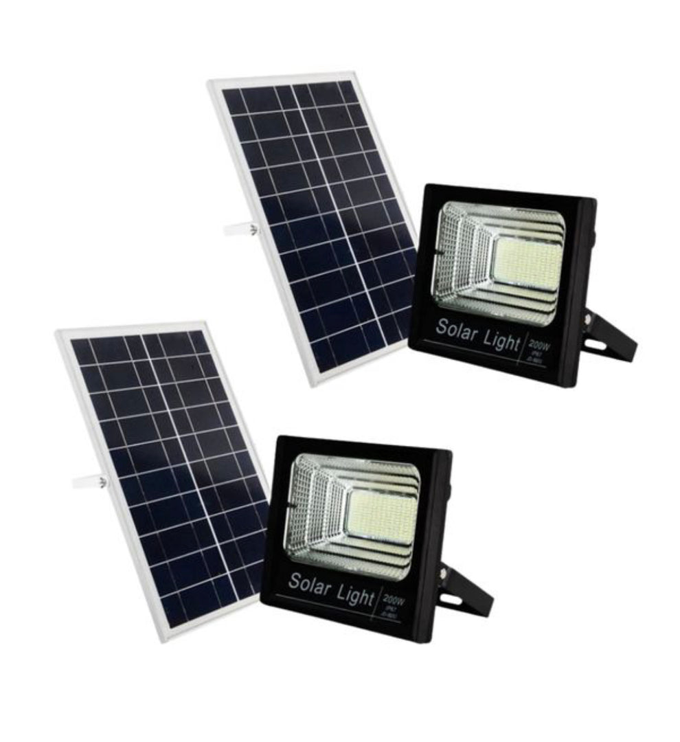200W Solar Flood Light Box sets - Pack of 2 – Ecomlight