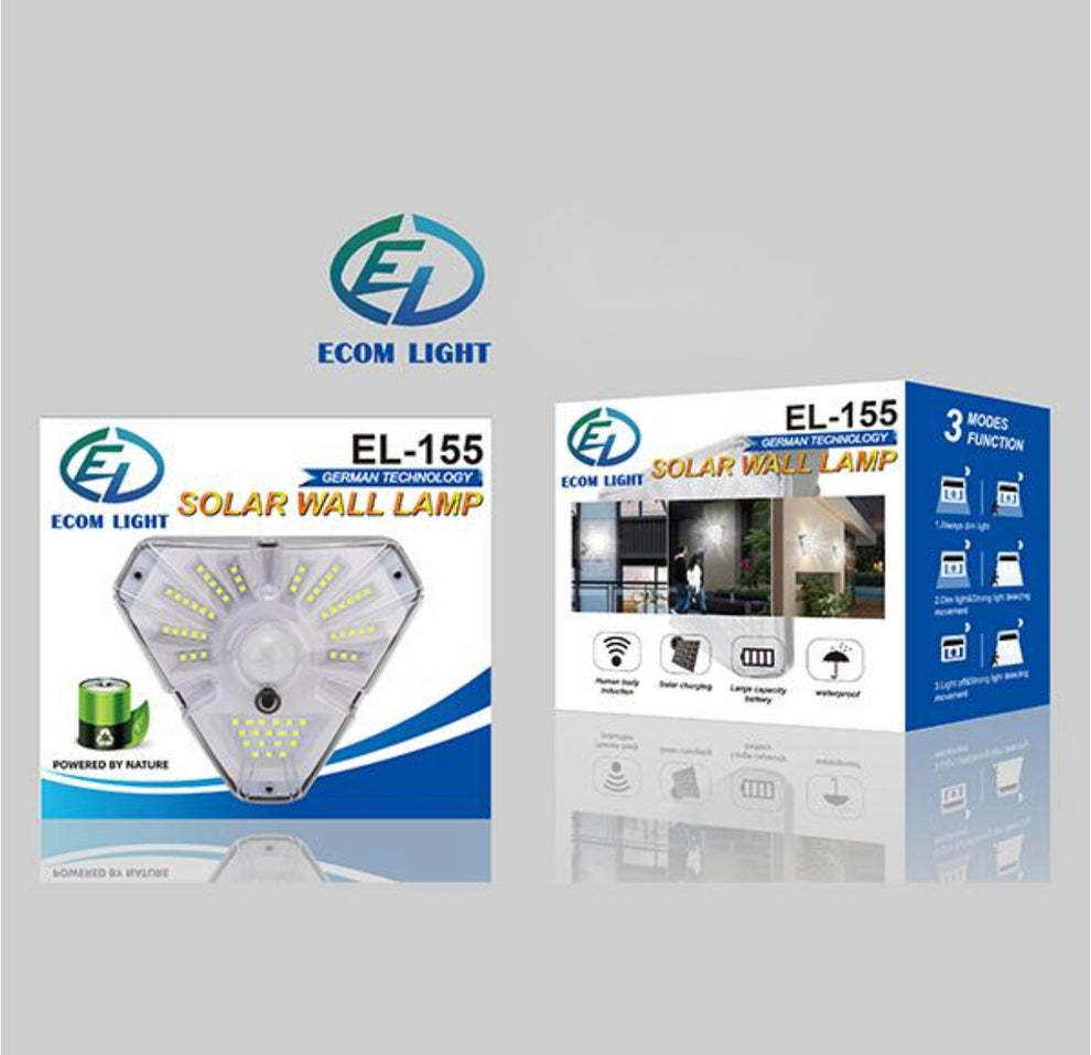 Solar Motion Sensor Waterproof Wall Light – Ecomlight